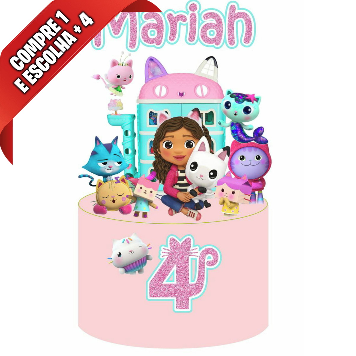 Arquivo de Corte Topo de Bolo a Casa Magica da Gabi - Topo de Bolo Para ...