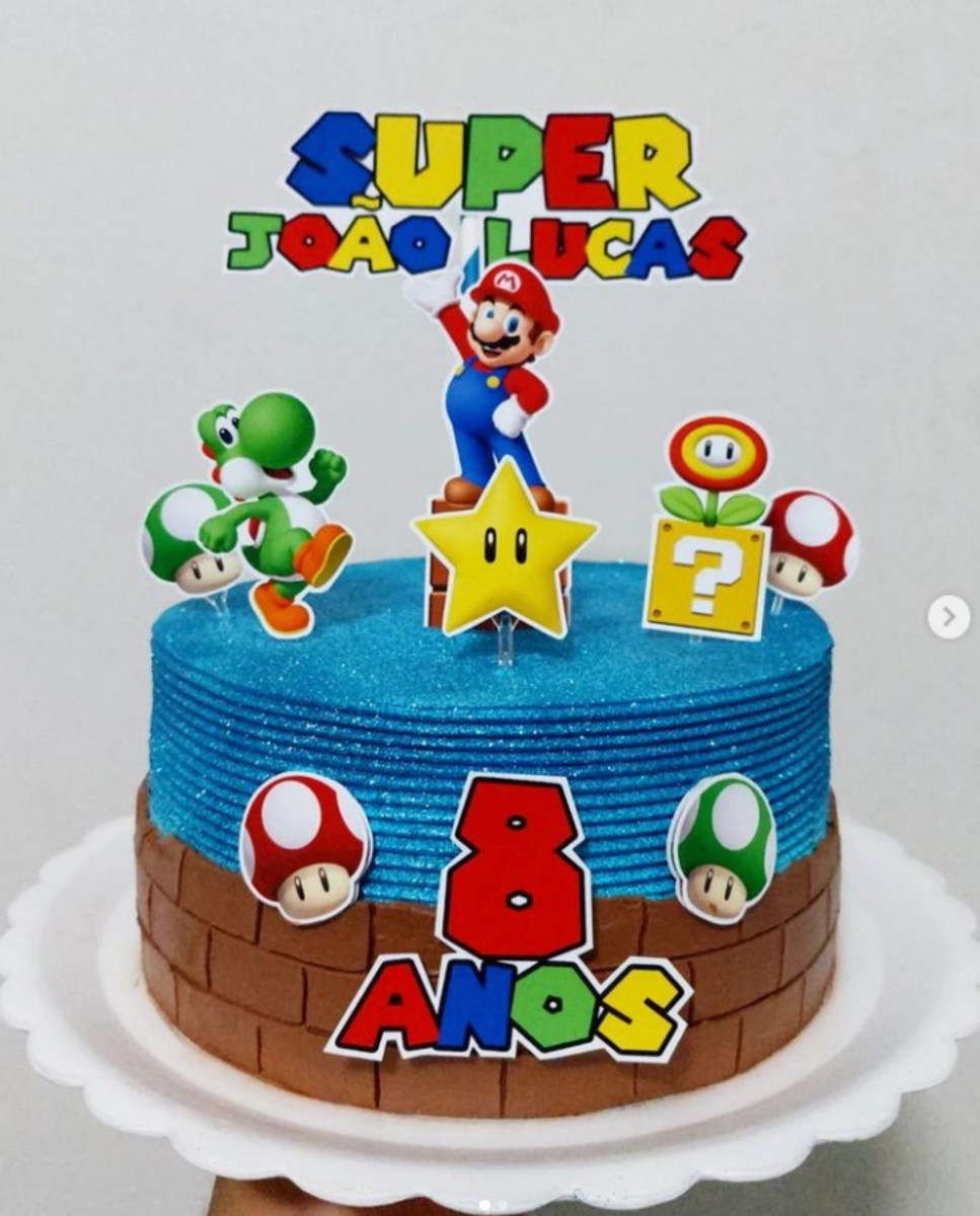 Arquivo Digital Topo de Bolo Super Mario #6 Pdf/jpg/png – Topo de Bolo ...