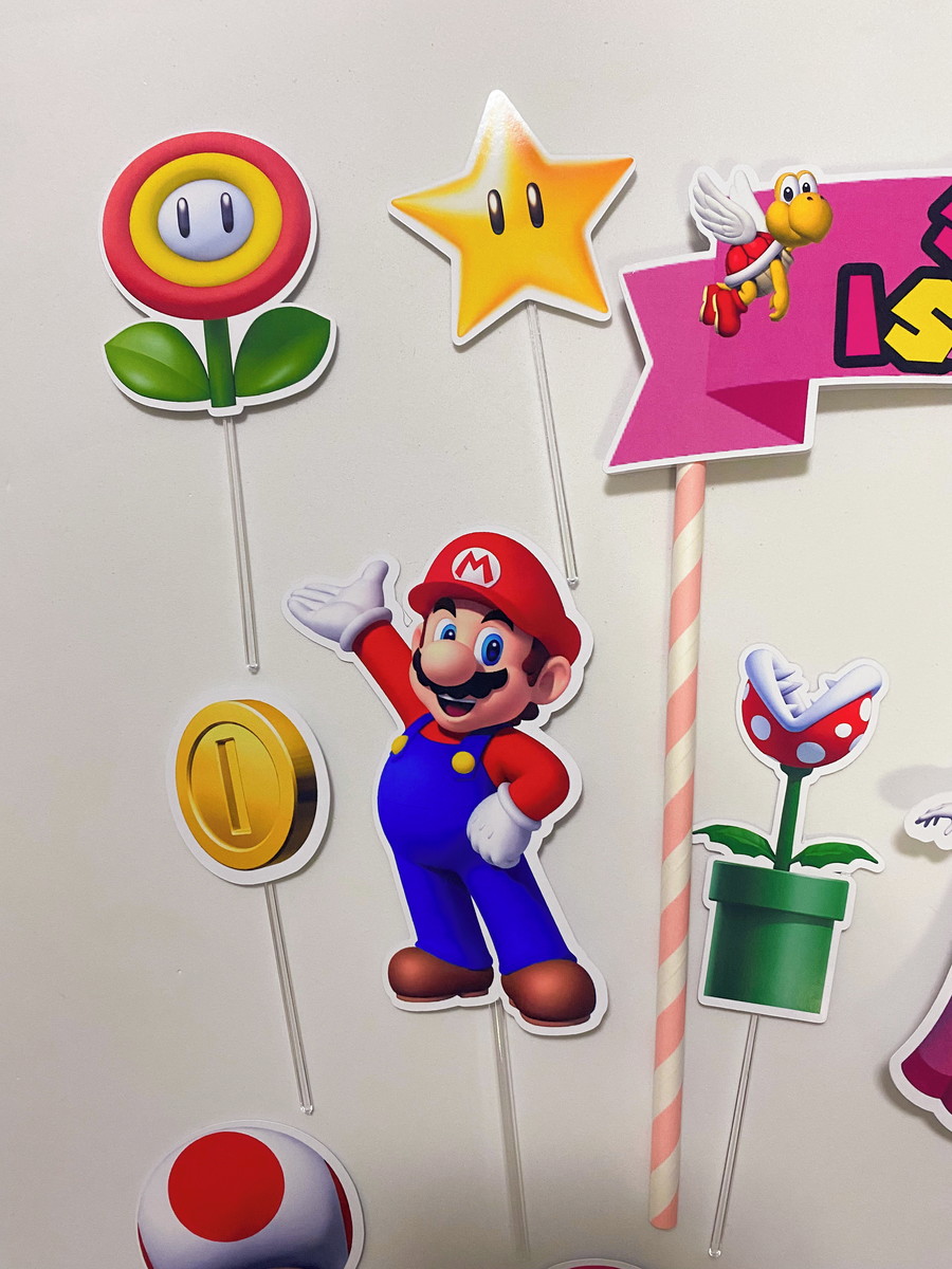 Arquivo Digital – Topo de Bolo Super Mario - Topo de Bolo Para Imprimir
