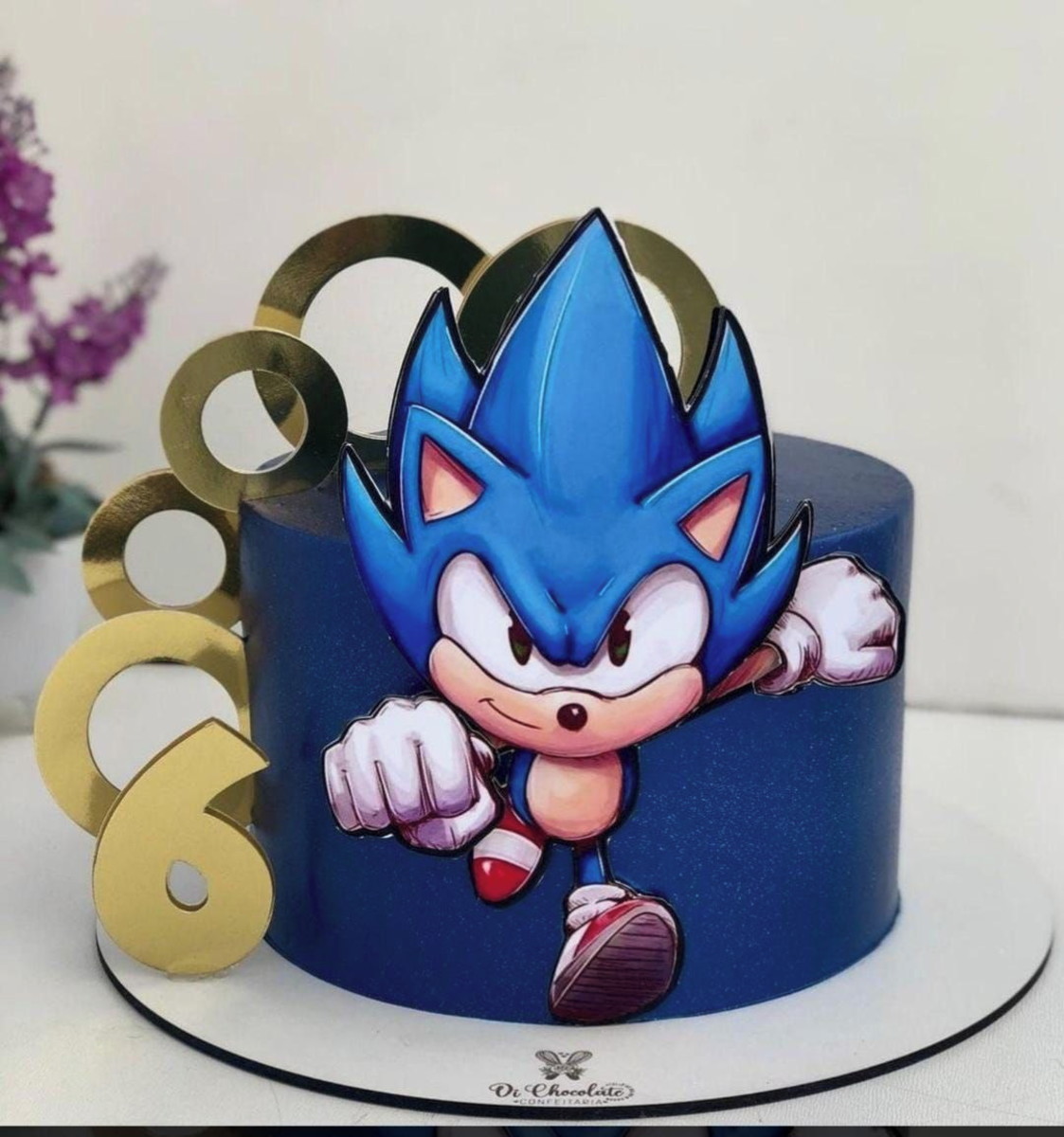 Arquivo Topo De Bolo Sonic Topo De Bolo Para Imprimir