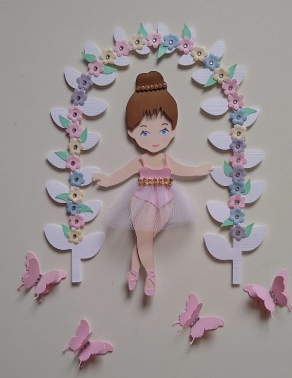 Arquivo Topo De Bolo Bailarina Topo De Bolo Para Imprimir