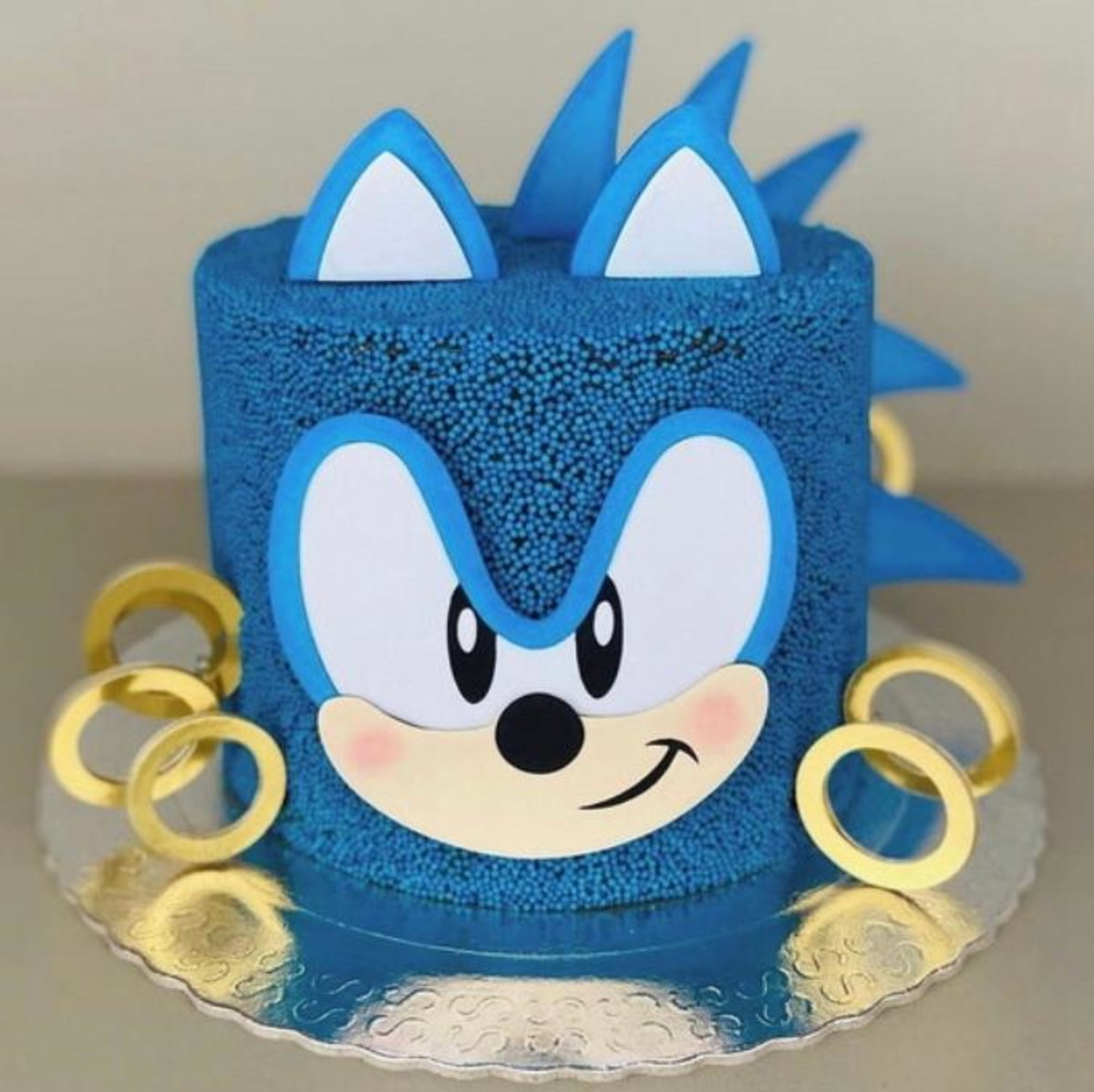 Topo de Bolo Sonic em 3d - Arquivo Digital - Topo de Bolo Para Imprimir