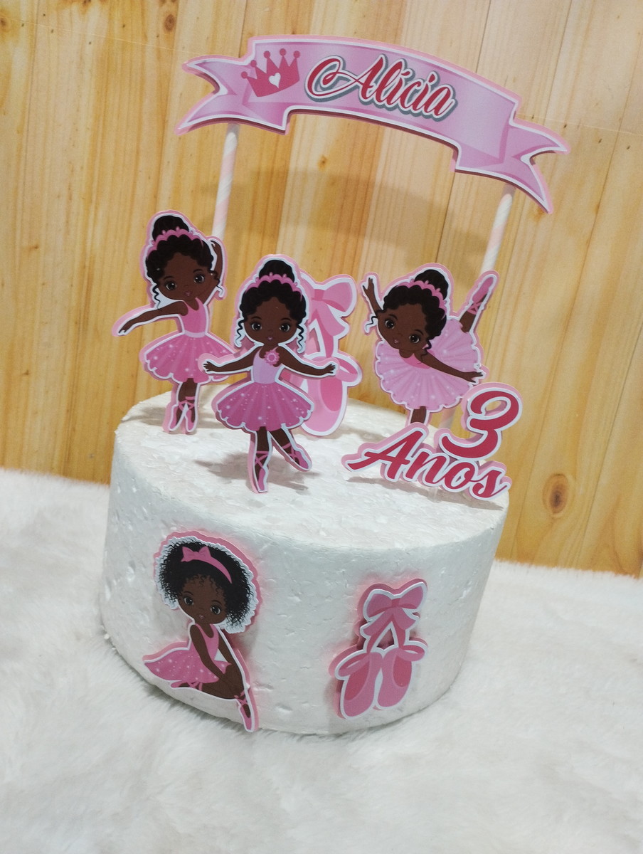 Arquivo De Corte Topo De Bolo Bailarina 02 Studio Topo De Bolo Para