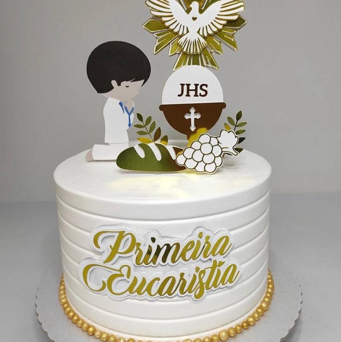 Arquivo de Corte Topo de Bolo Primeira Eucaristia - Topo de Bolo Para ...