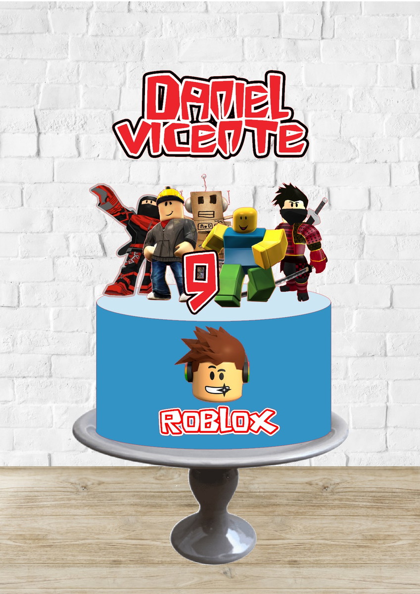 Arquivo de Corte Topo de Bolo Roblox Personagens – Topo de Bolo Para ...