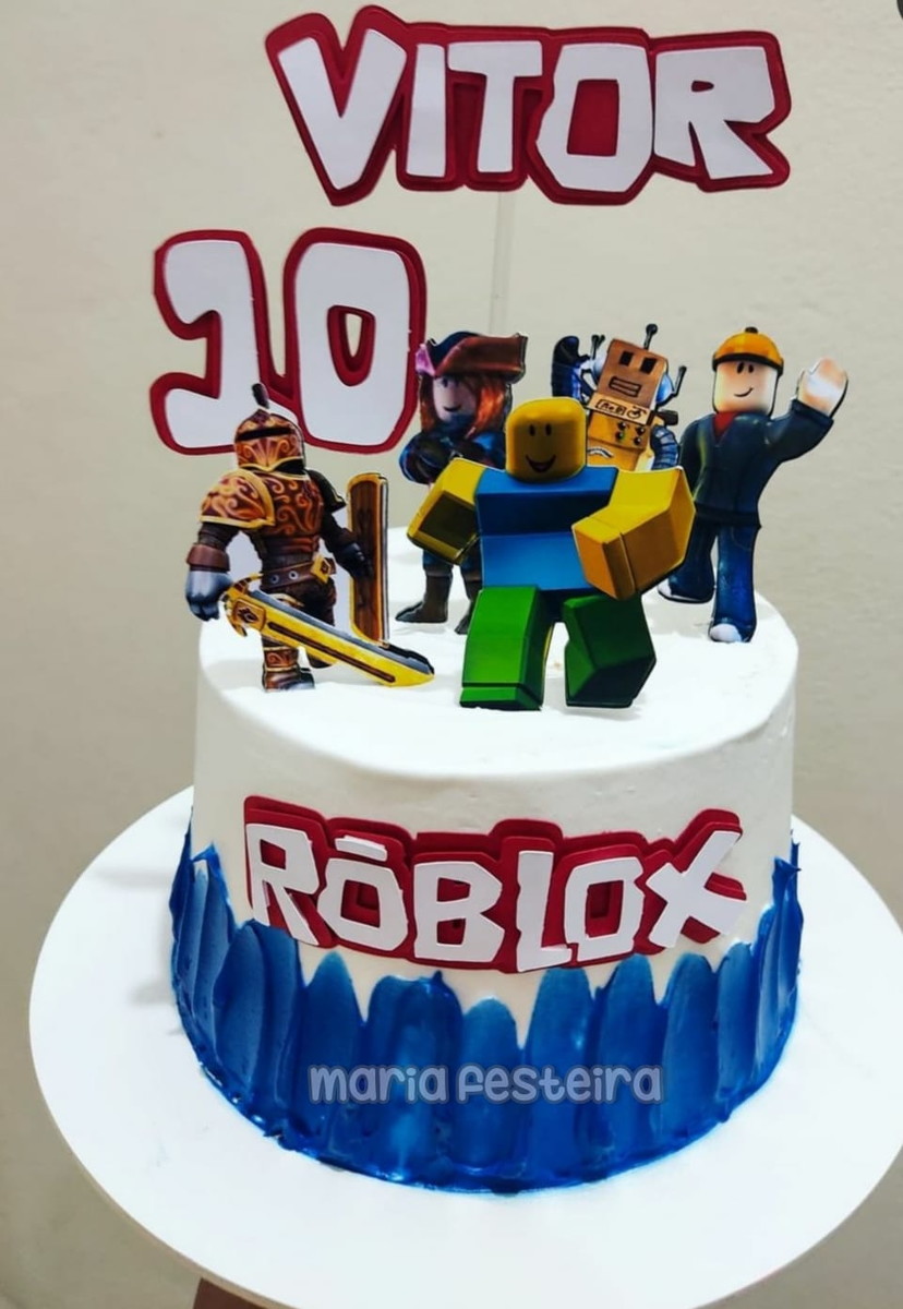 Arquivo de Corte Topo de Bolo Roblox – Topo de Bolo Para Imprimir