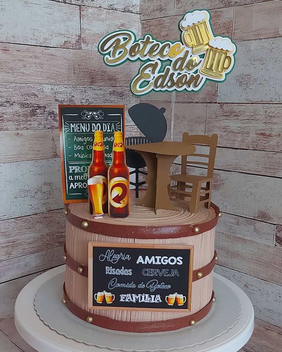 Arquivo de topo de bolo boteco - Topo de Bolo Para Imprimir