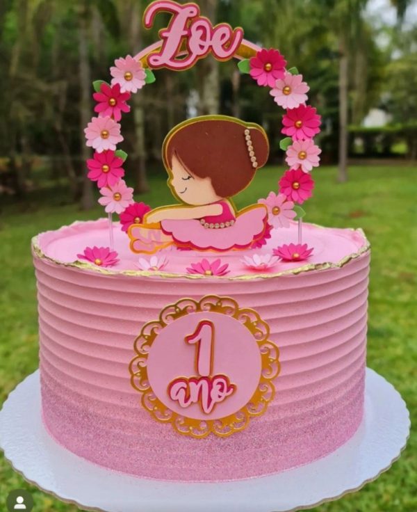 Arquivo Topo De Bolo Bailarina Topo De Bolo Para Imprimir