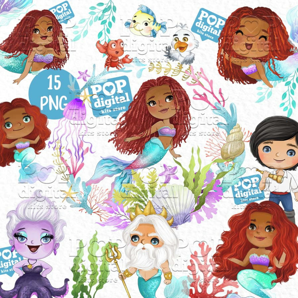 Esbocos Da Pequena Sereia