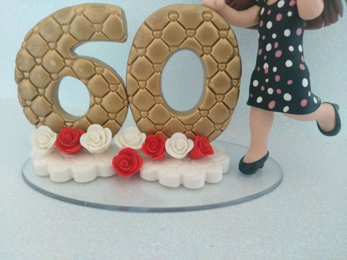 Topo de bolo 60 anos - Topo de Bolo Para Imprimir
