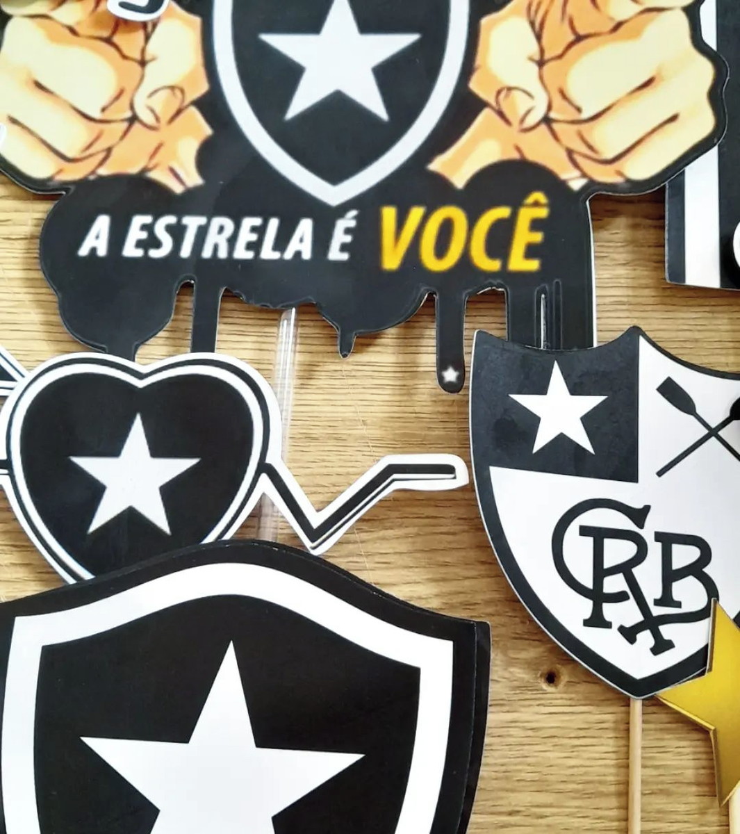 Topo de Bolo Botafogo - Topo de Bolo Para Imprimir