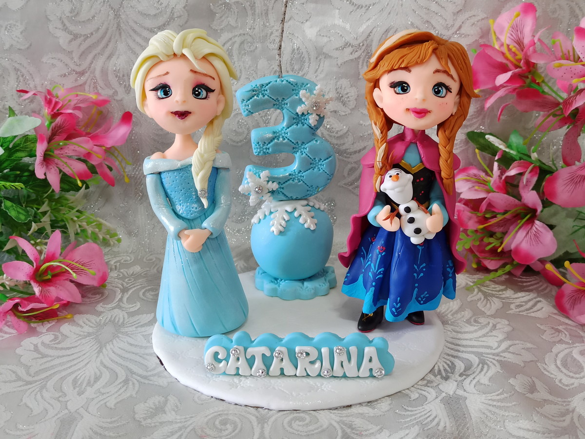 Topo de bolo Frozen - Topo de Bolo Para Imprimir