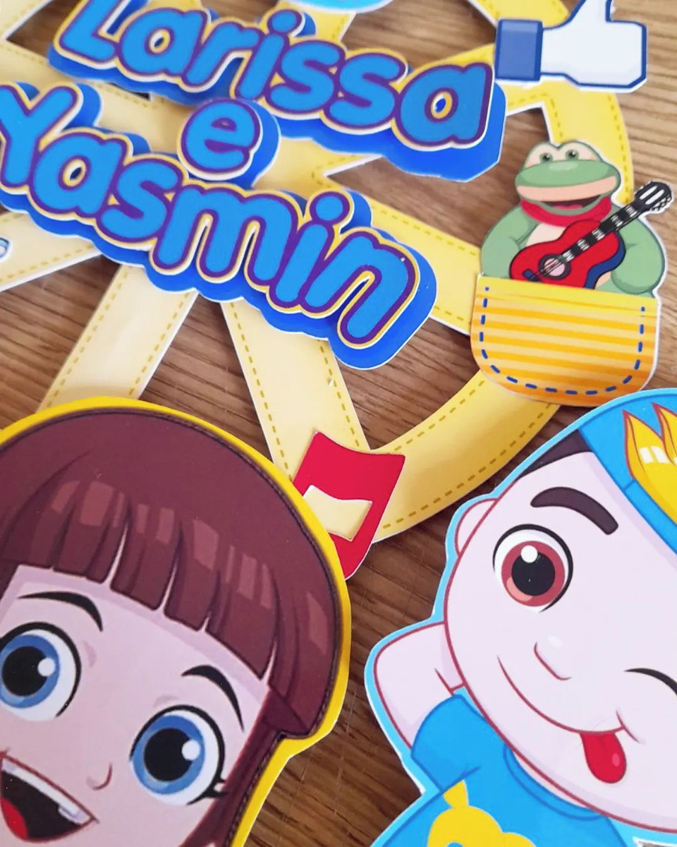 Topo de Bolo Lucas Neto Cute - Topo de Bolo Para Imprimir