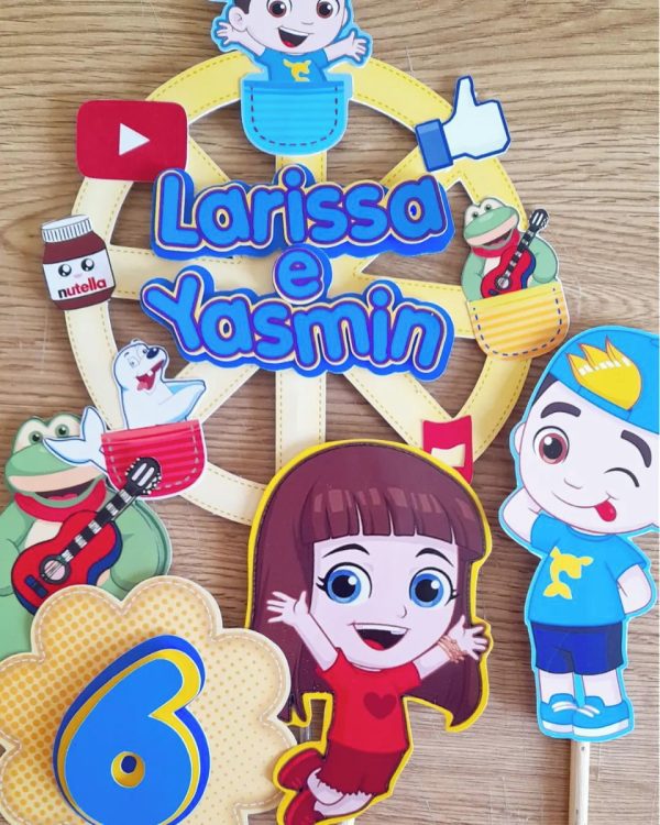 Topo de Bolo Lucas Neto Cute - Topo de Bolo Para Imprimir