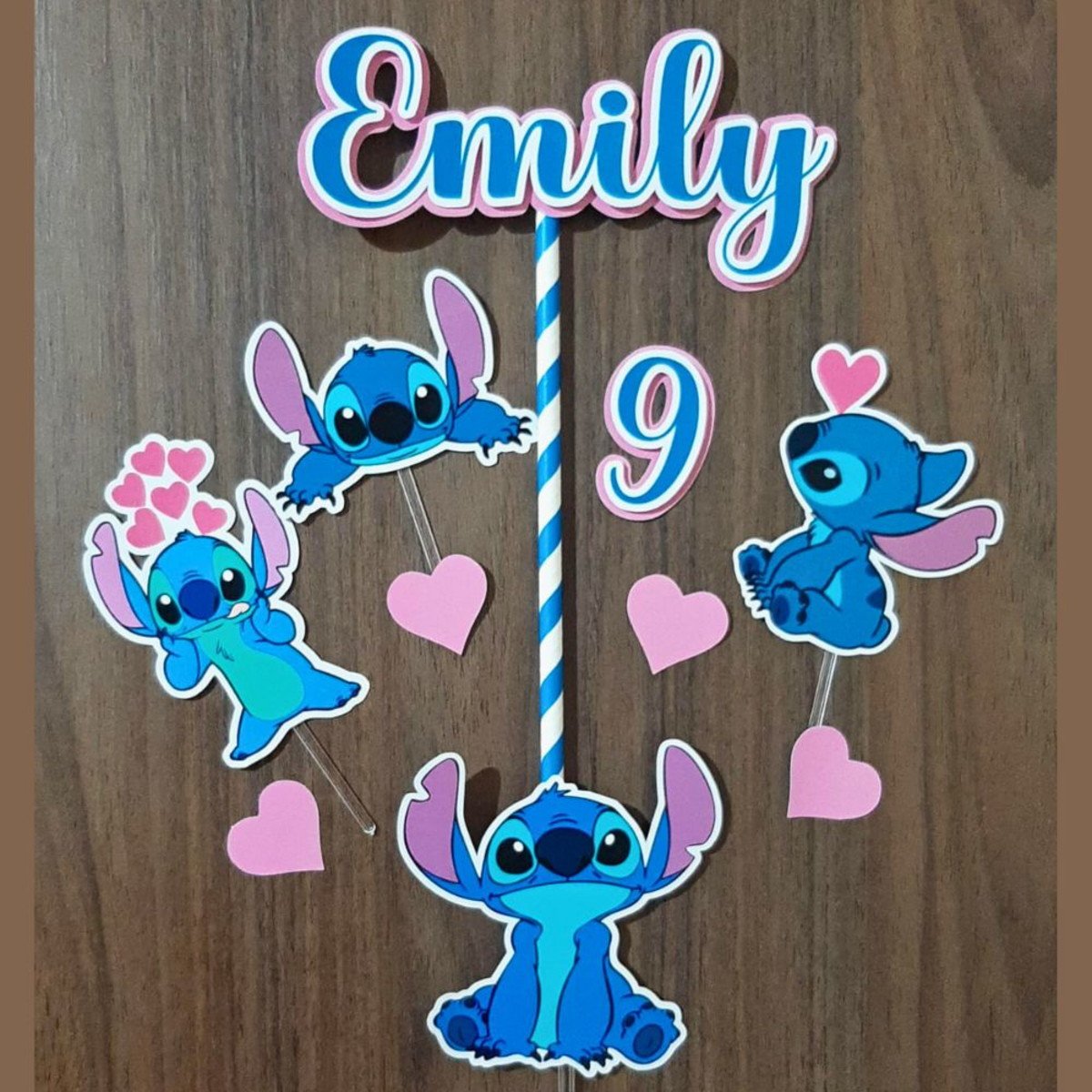 Topo de Bolo Stitch - Topo de Bolo Para Imprimir