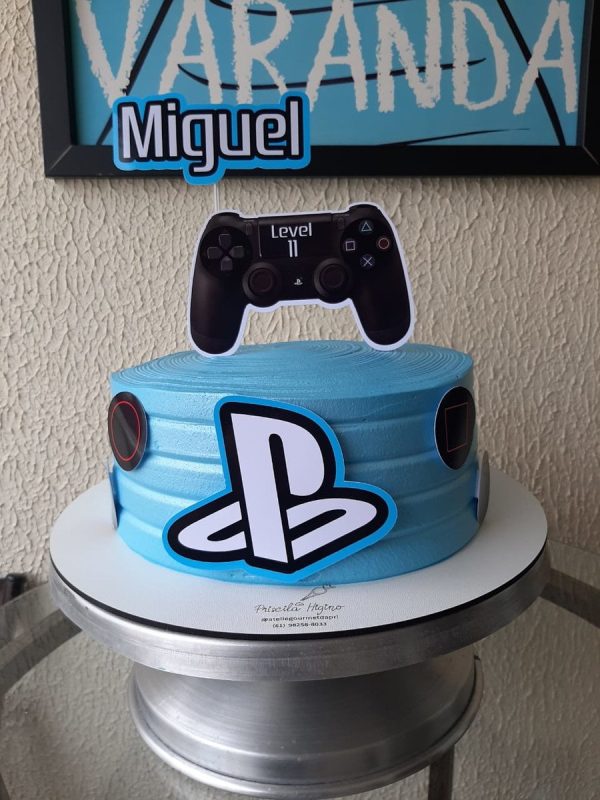 Topo Para Bolo Playstation – Topo de Bolo Para Imprimir