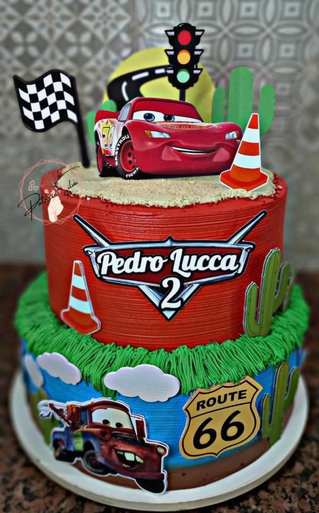 Bolo Relampago Mcqueen Topo De Bolo Relâmpago Mcqueen | Personagem
