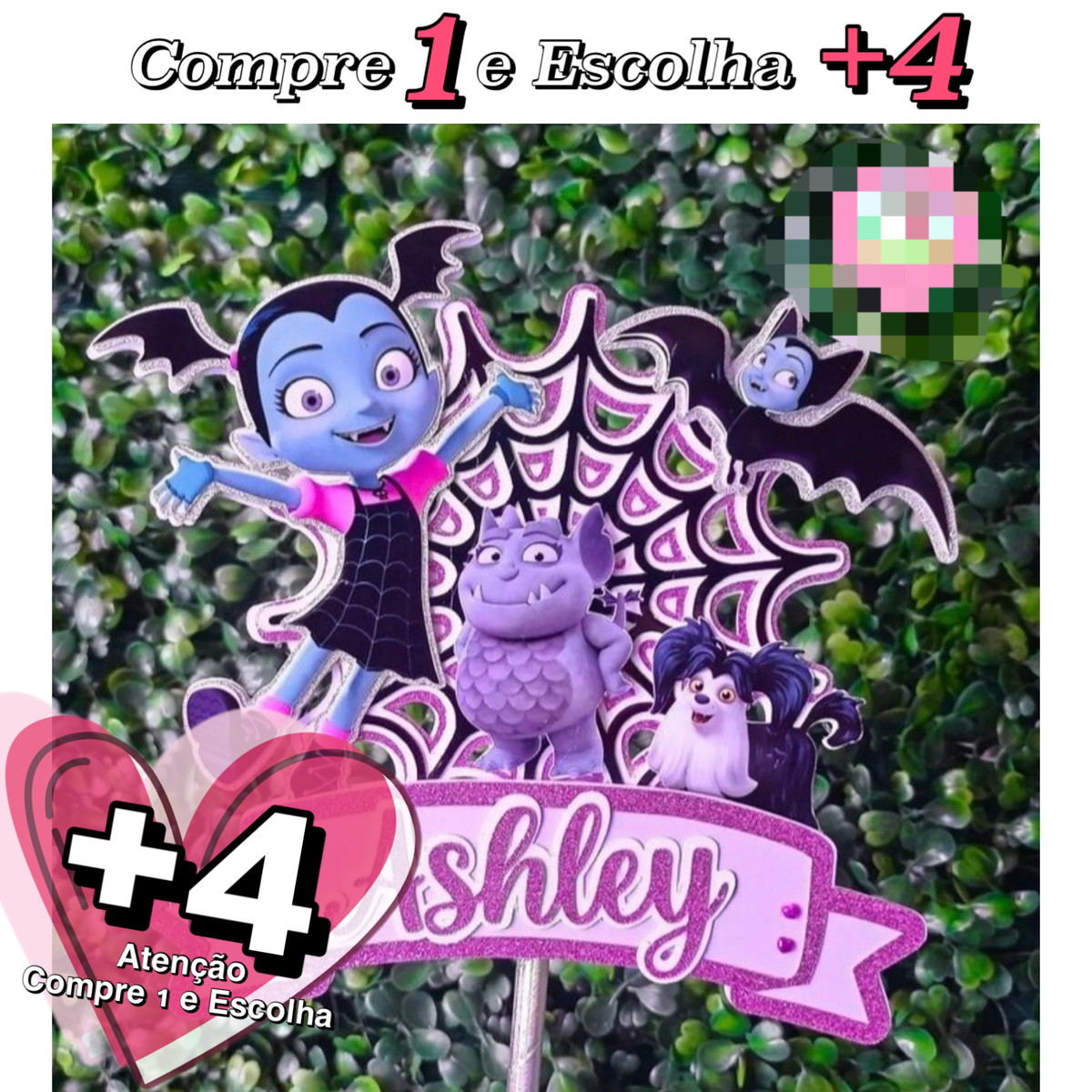 Arquivo de Corte Topo de Bolo Vampirina Topper – Studio - Topo de Bolo ...
