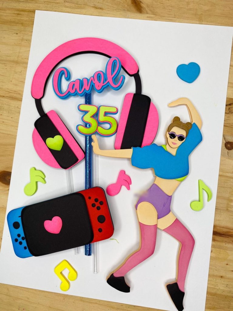 Arquivo Topo de Bolo Bebê Just Dance - Silhouette - Topo de Bolo Para ...