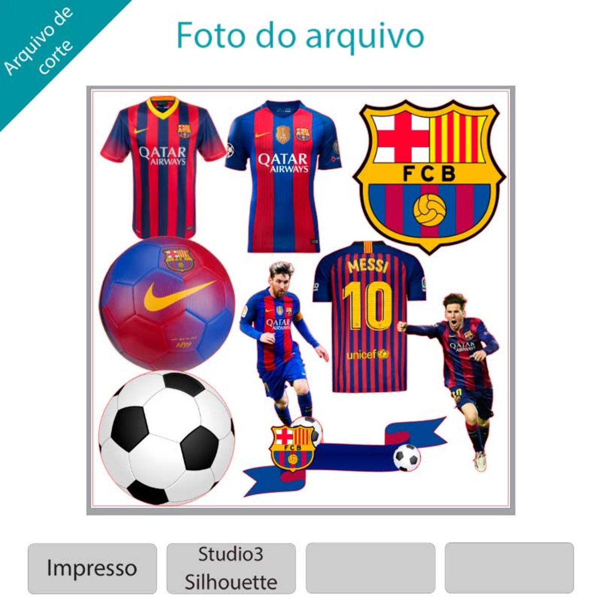 ARQUIVO Topo de bolo Time FCB - Topo de Bolo Para Imprimir