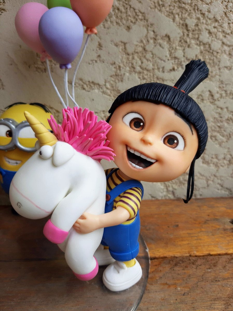 Topo De Bolo Agnes Minions - Topo de Bolo Para Imprimir