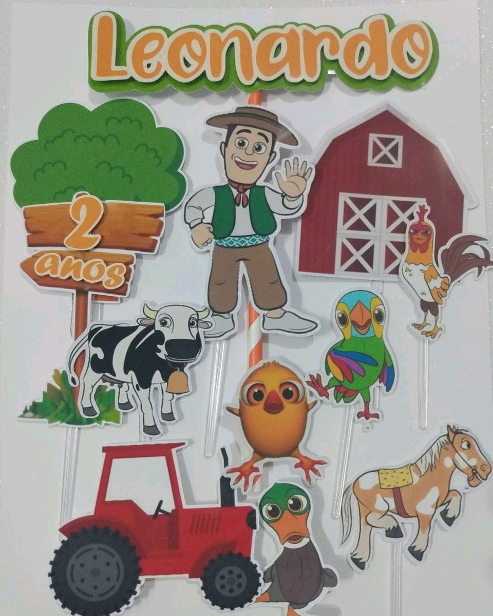 Topo de Bolo Topper de Bolo Fazenda do Zenon - Descubra as vantagens e ... Topo de Bolo Topper de Bolo Fazenda do Zenon - Descubra as vantagens e ...