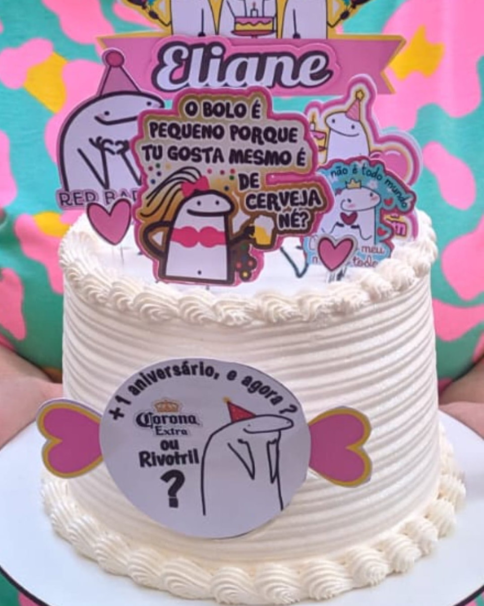 Topo de Bolo Flork - Topo de Bolo Para Imprimir