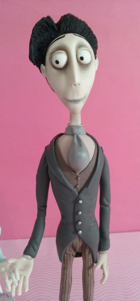 Topo de bolo Noiva Cadáver e Victor - Topo de Bolo Para Imprimir